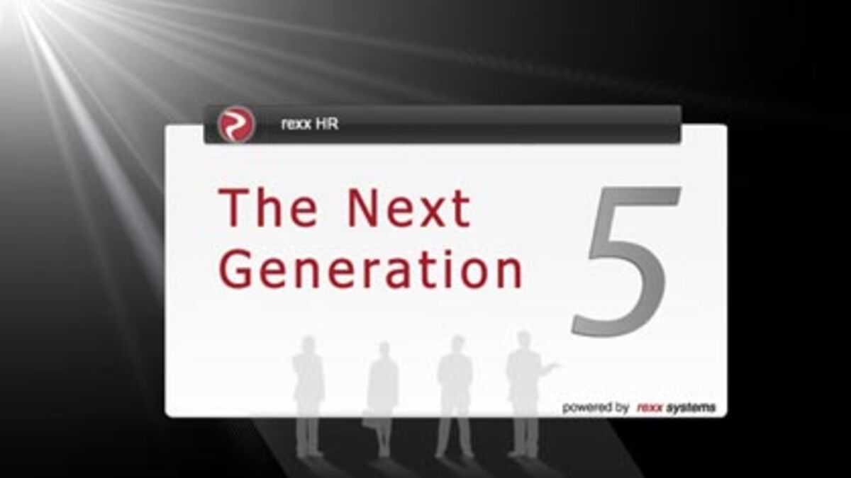 rexx HR Release 5 - The Next Generation | Presseportal-schweiz.ch
