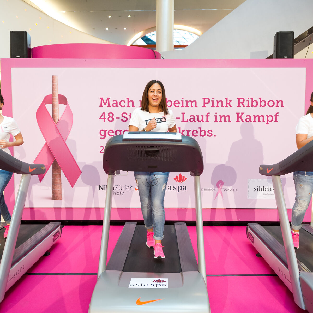 Pink Ribbon 72-Stunden-Lauf in Sihlcity: Rennen für den guten Zweck ...